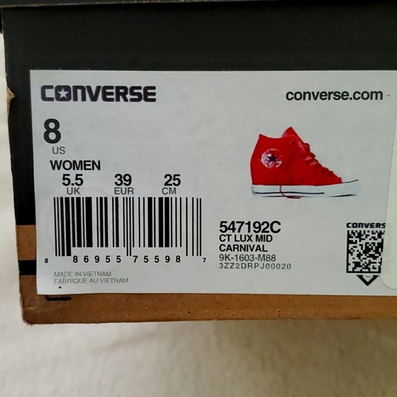 Converse | Shoes | Conversechuck Taylor All Star Luxhidden Heel Wedge ...